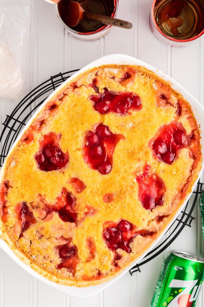 7Up Cherry Dump Cake - The Country Cook