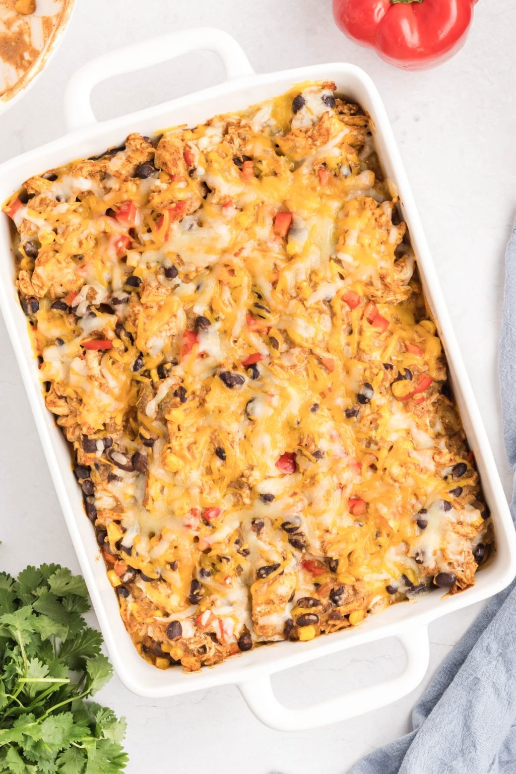 Chicken Burrito Casserole - The Country Cook