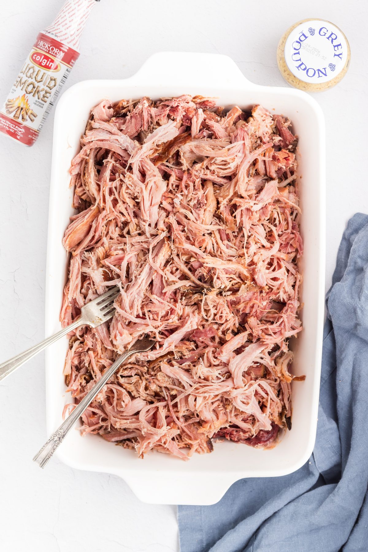 Crock Pot Pulled Ham - The Country Cook