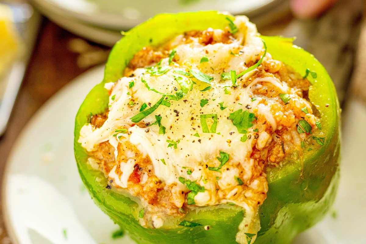 Italian Stuffed Peppers For Two - The Country Cook