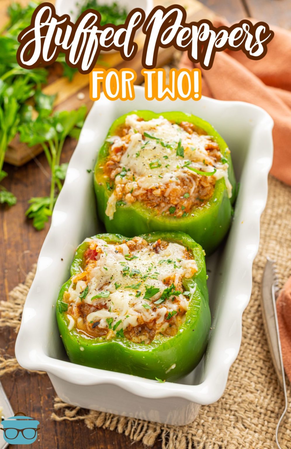 Italian Stuffed Peppers For Two - The Country Cook