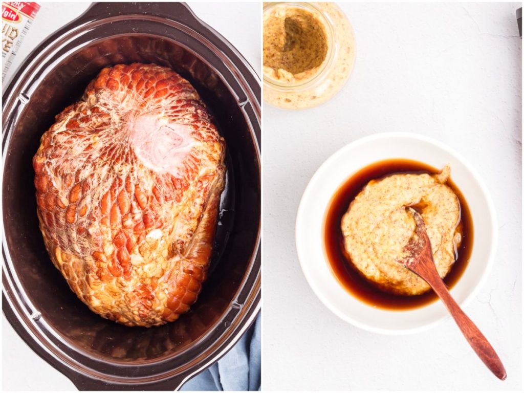 Crock Pot Pulled Ham - The Country Cook