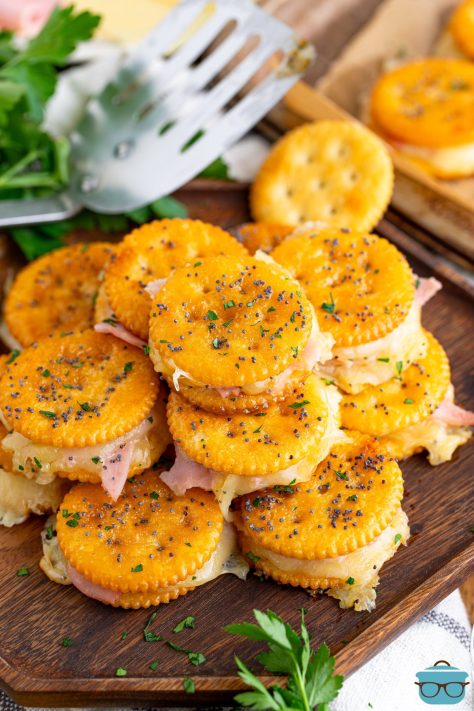 Ritz Cracker Sandwiches - The Country Cook
