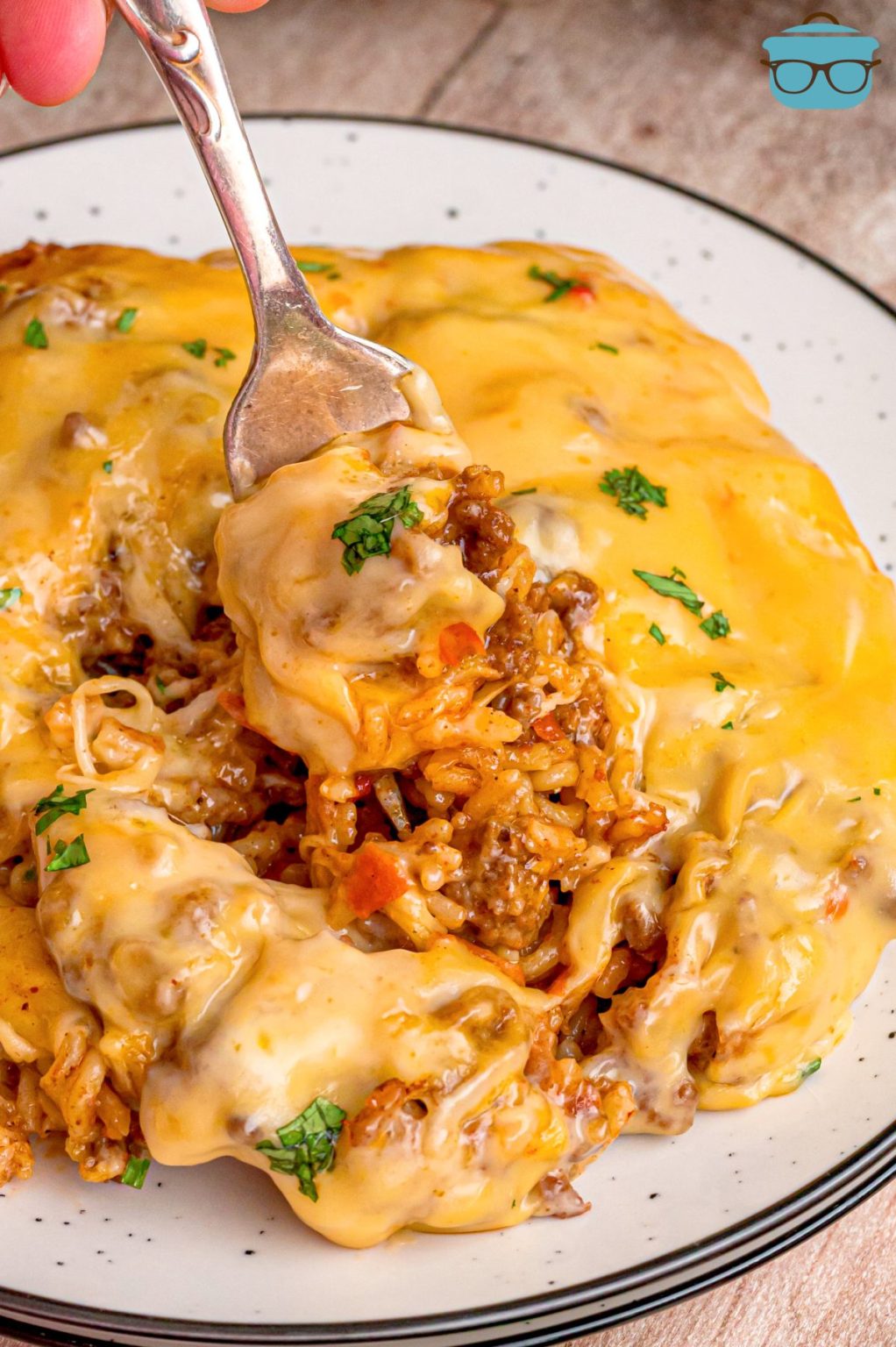 Beef Taco Rice Casserole - The Country Cook